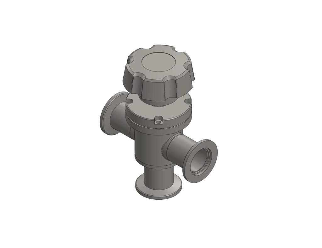 Tee Valve | UHV Design | T-1000-H-NW25 | Thermionics